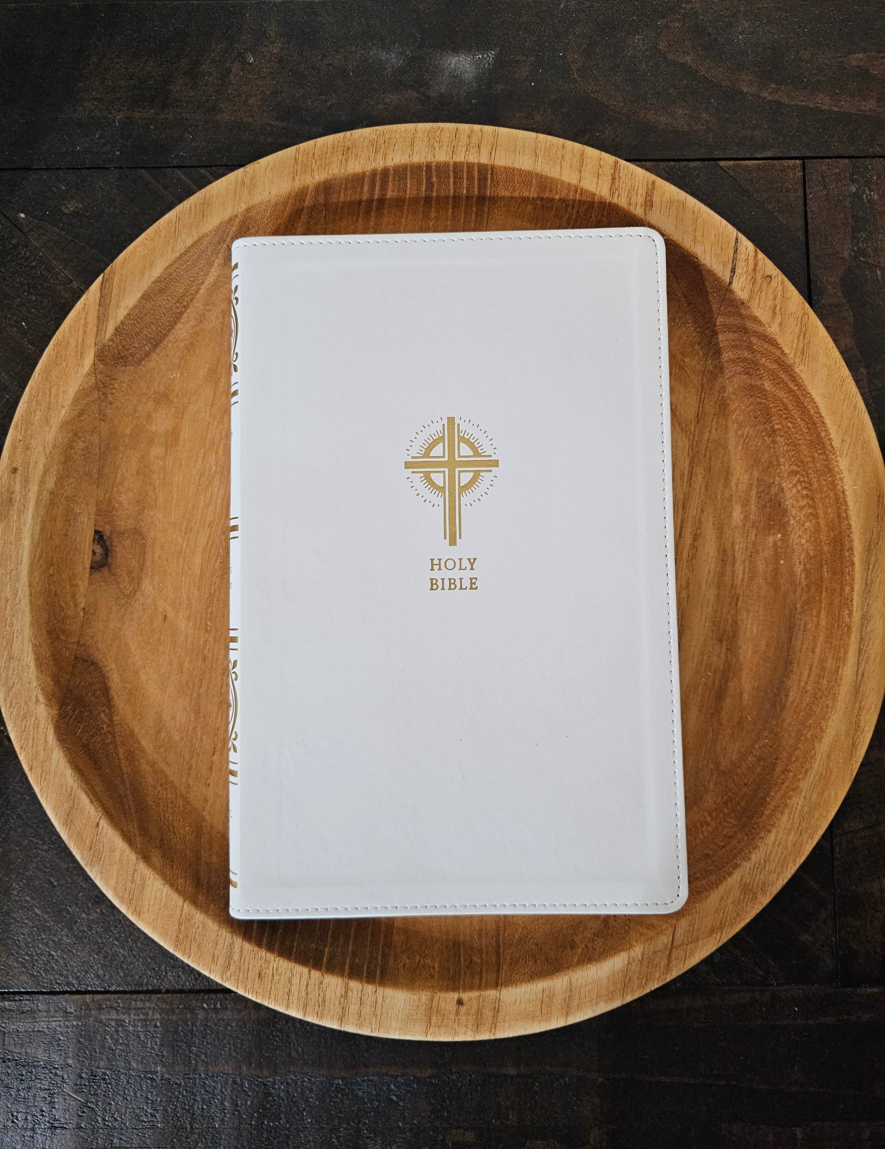 Sacraments of Initiation Catholic Bible - White – Joyful Mysteries